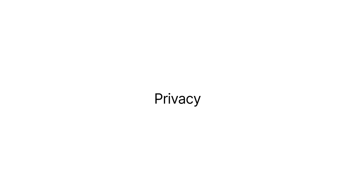 Privacy | Otto