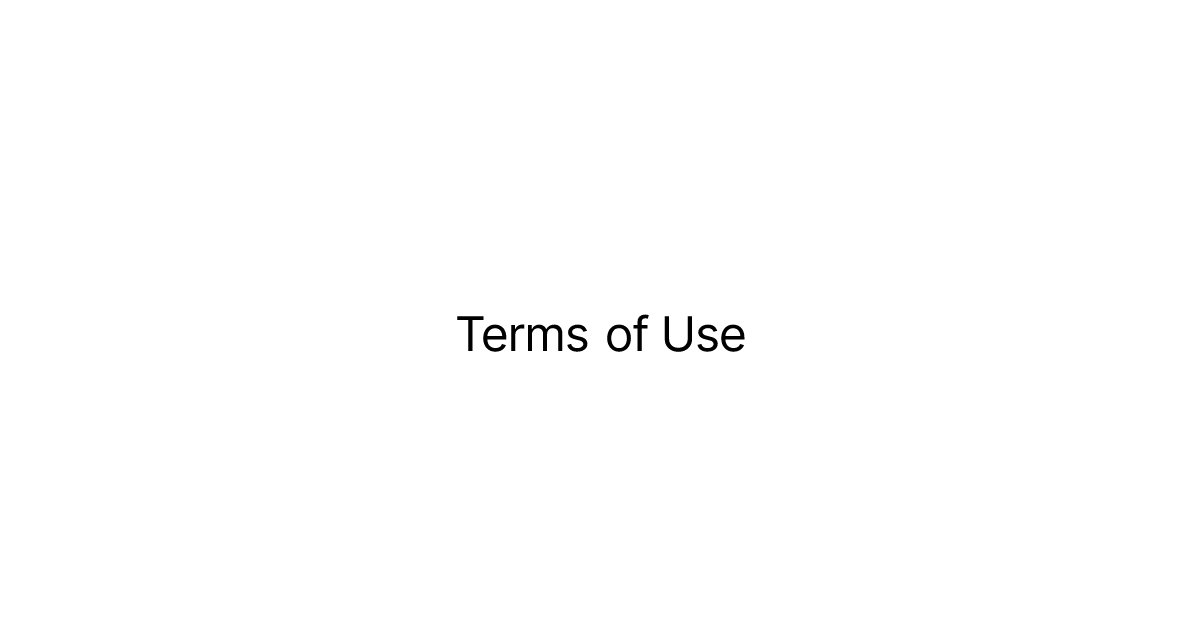 Terms of Use | Otto